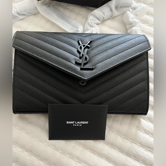 Yves Saint Laurent | Bags | Ysl Wallet On A Chain Bag | Poshmark